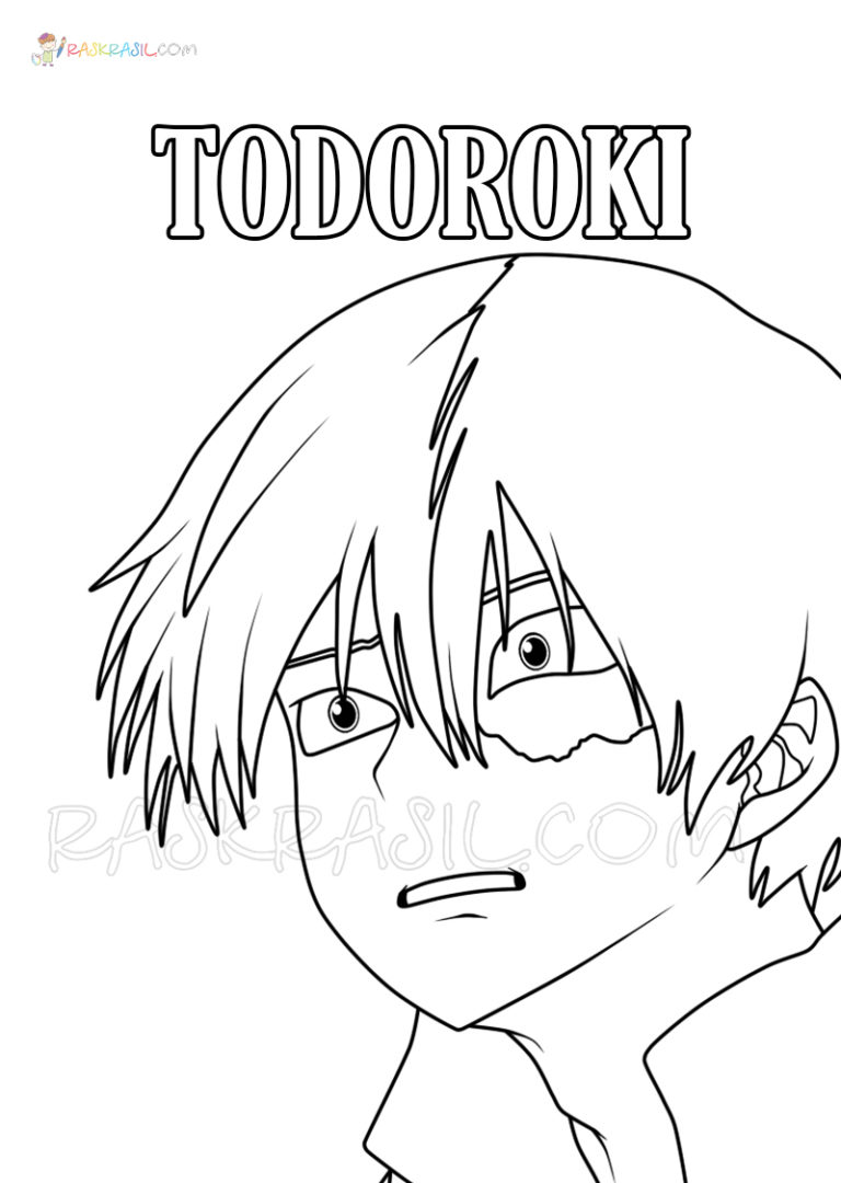Todoroki Coloring Pages | 25 New Pictures Free Printable
