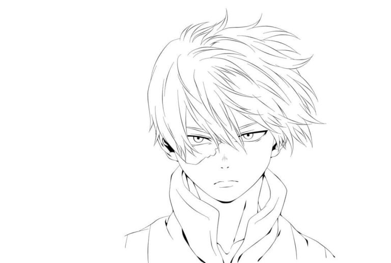 Todoroki Coloring Pages | 25 New Pictures Free Printable