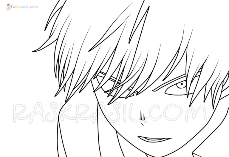 Todoroki Coloring Pages | 25 New Pictures Free Printable