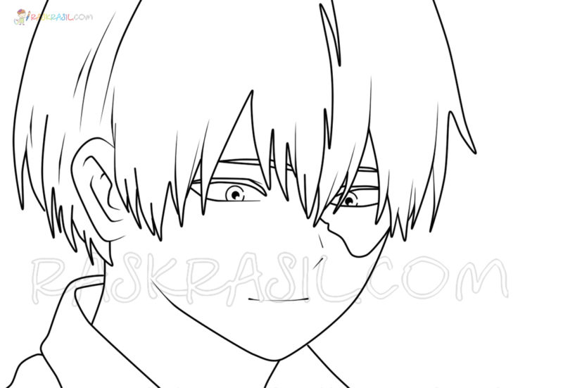 Todoroki Coloring Pages | 25 New Pictures Free Printable