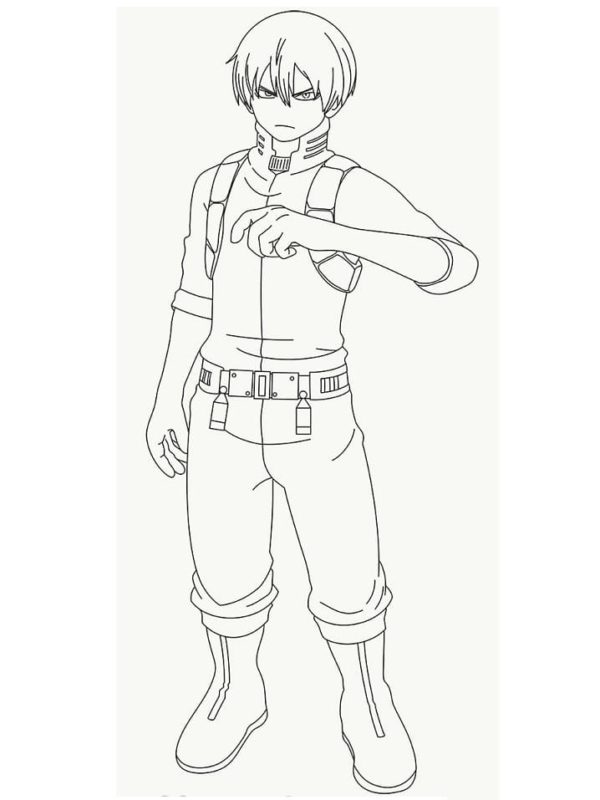 Todoroki Coloring Pages | 25 New Pictures Free Printable
