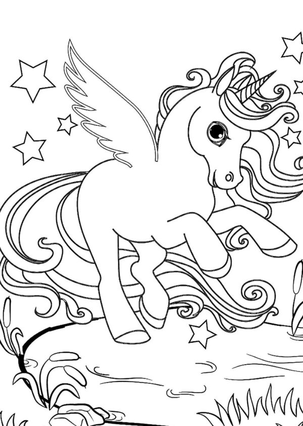 Раскраски Единороги | Распечатать бесплатно