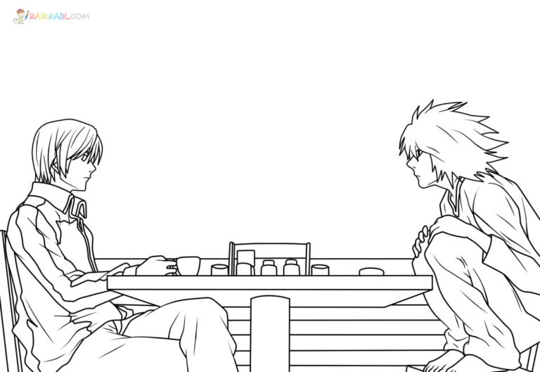 Dibujos de Death Note para colorear - 55 imágenes para imprimir gratis