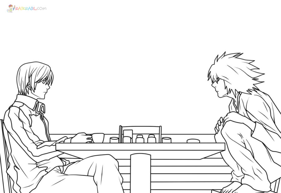 Dibujos de Death Note para colorear - 55 imágenes para imprimir gratis