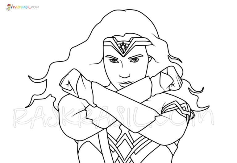 Wonder Woman Coloring Pages | 80 New Images Free Printable
