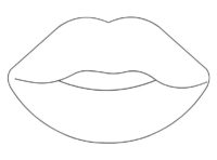 Dibujos de Labios para colorear - 35 imágenes para imprimir gratis