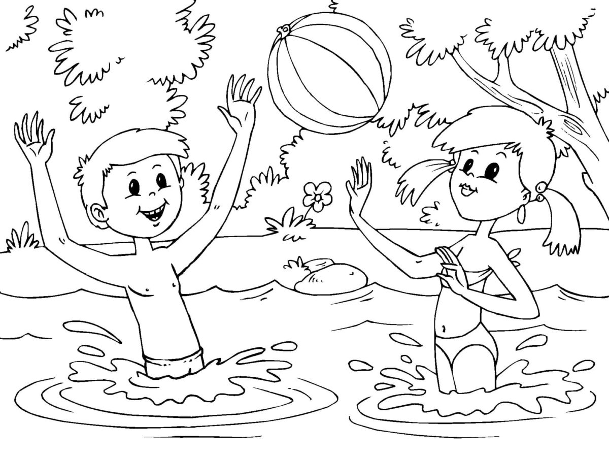 Coloriage Eté à imprimer