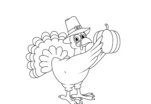 Dibujos de Pavos para colorear - 105 imágenes gratis para imprimir