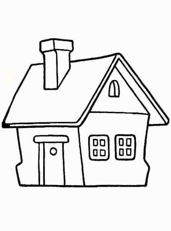 Coloriage Maison à imprimer