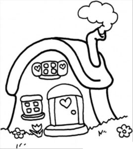 Coloriage Maison à imprimer