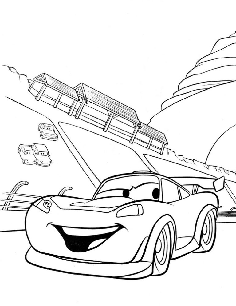 Lightning Mcqueen Coloring Page | 80 images Free Printable