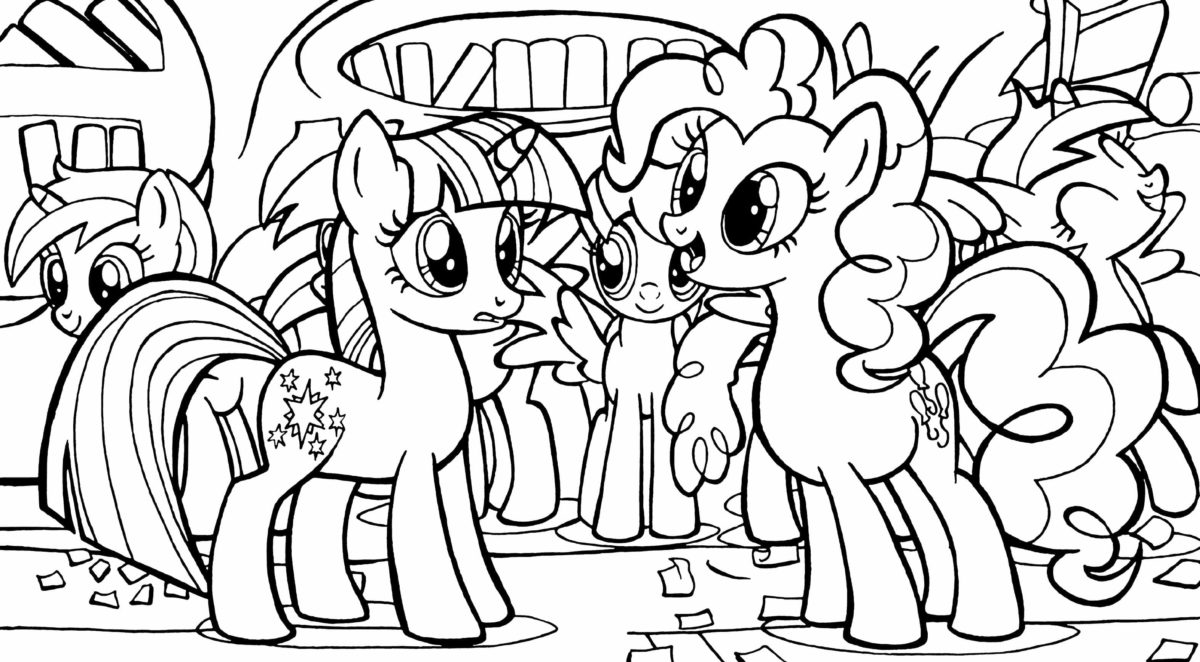 Dibujos de My Little Pony para Colorear - Imprime gratis | 100 imágenes