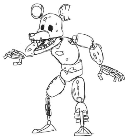 Dibujos de Five Nights at Freddy's para Colorear