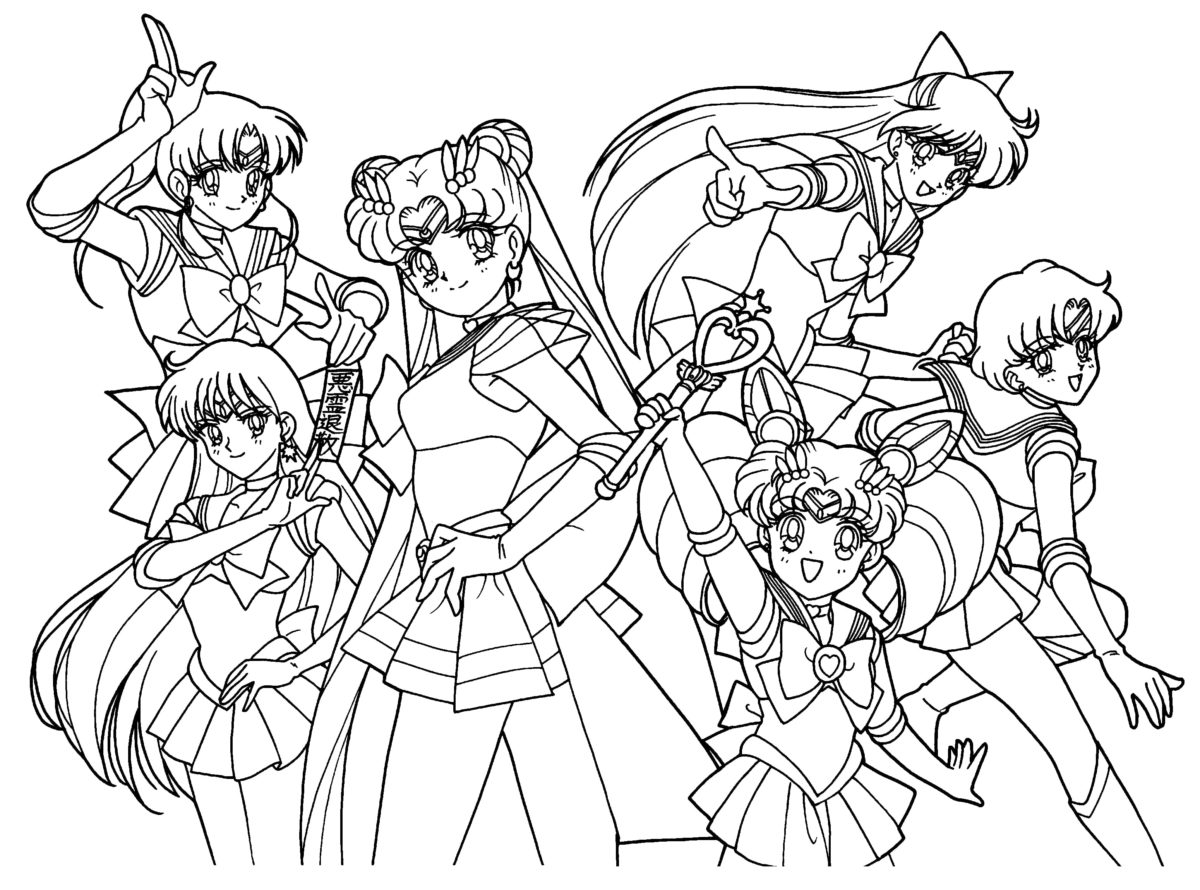 Dibujos De Chicas Anim Para Colorear