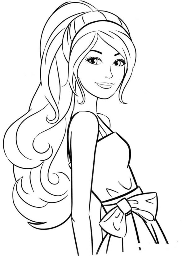 Barbie Coloring Pages