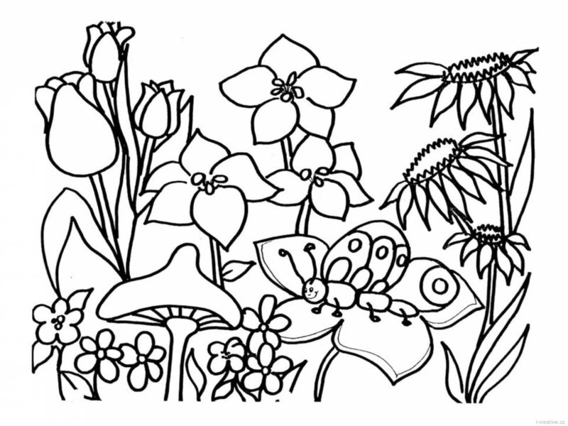 Dibujos de Flores para colorear - 80 imágenes para imprimir gratis
