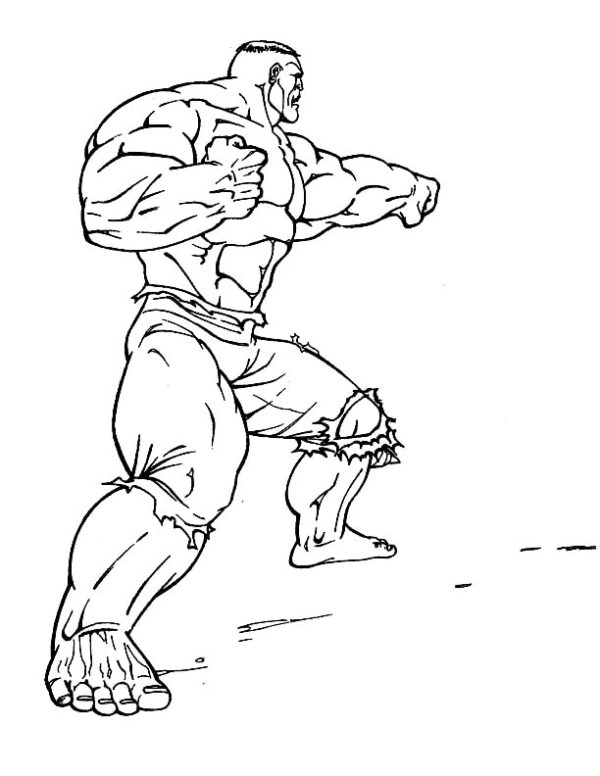 Disegni di Hulk da colorare - 110 immagini per la stampa gratuita