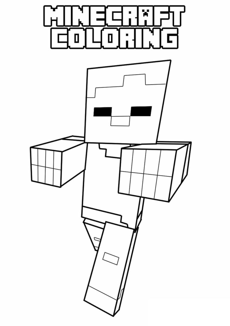 Minecraft páginas para colorir. Imprima de graça! 100 imagens
