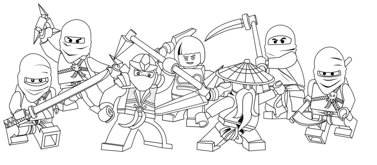 Coloriage Ninjago - 110 images pour une impression gratuite