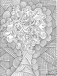 Complex Coloring Pages for 10- to 12-Year-Old Girls. Print Them for Free!