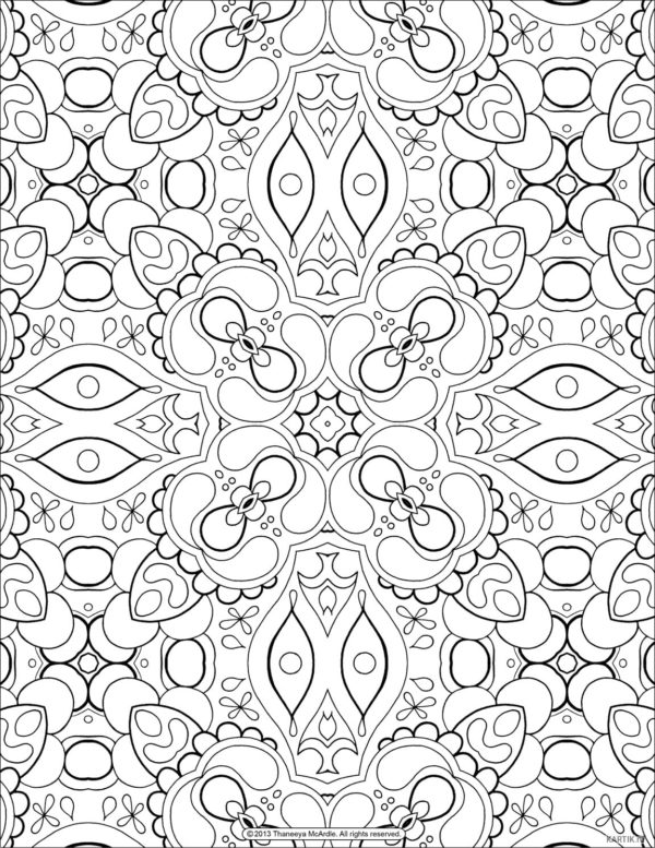 Hard Coloring Pages For Girls | 100 images Free Printable
