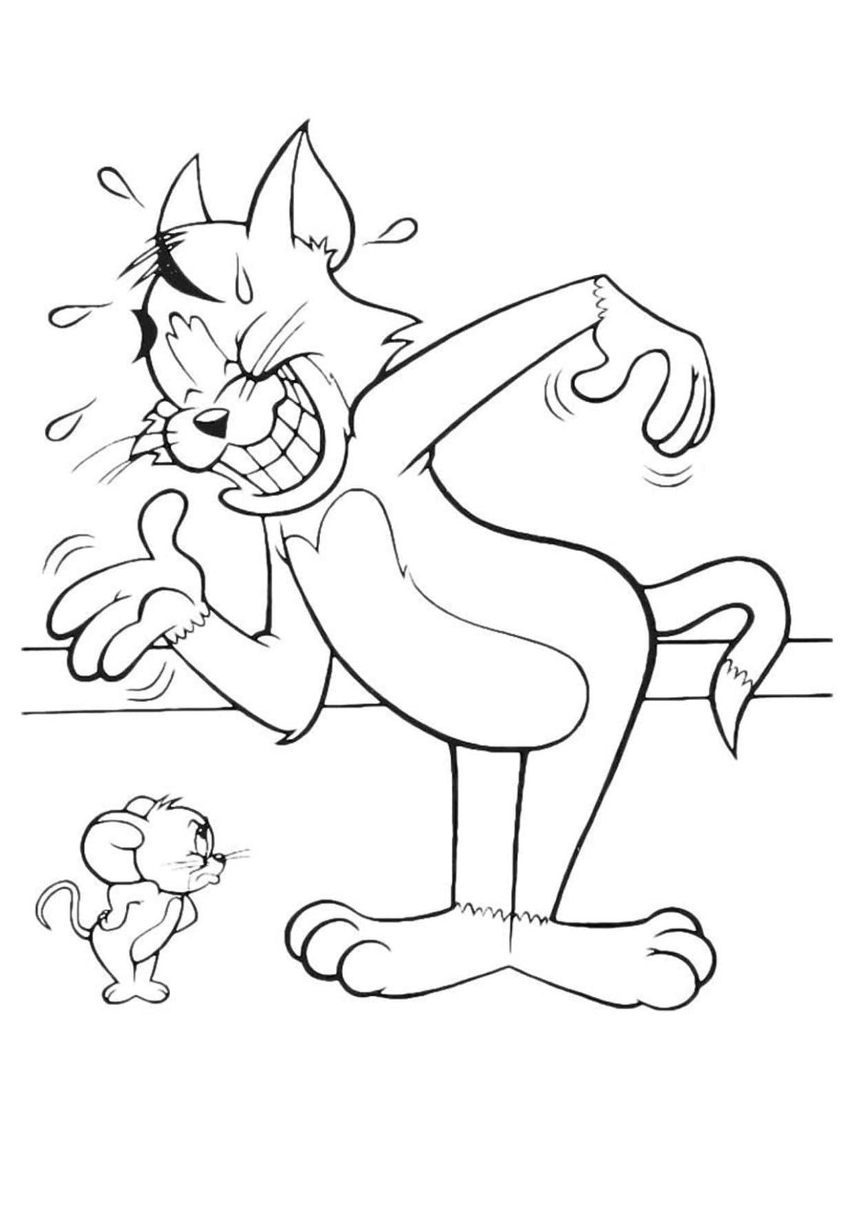 Tom and Jerry Coloring Pages | 100 images Free Printable
